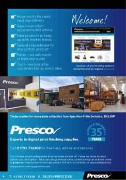 Print Trade Expo | Presco UK